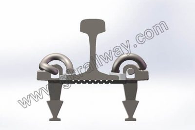 GK RAILWAY - E clip fastening system, Rail fasteners, railway parts